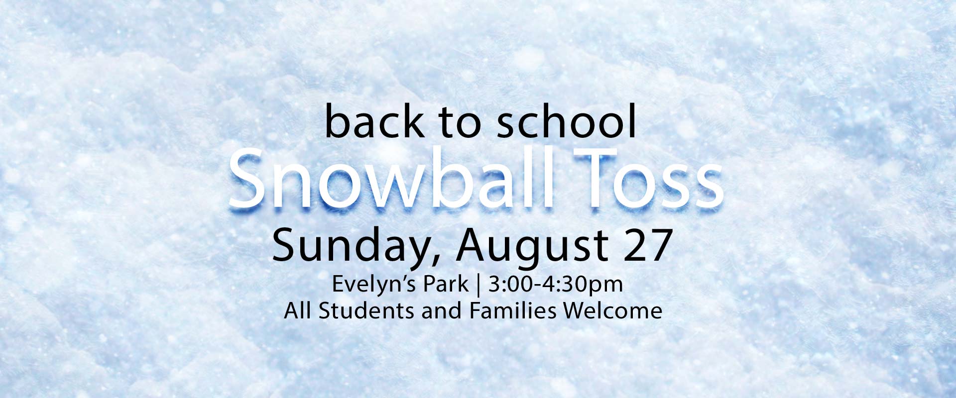 Bellaire United Methodist Church | SNOWBALL-TOSS-SLIDER